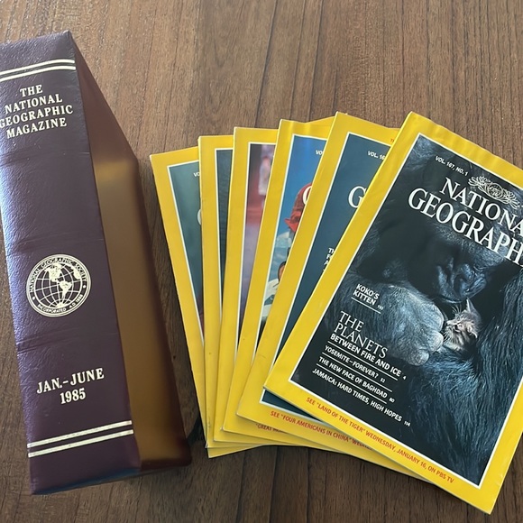 National Geographic | Office | National Geographic Leather Slipcase 6 ...